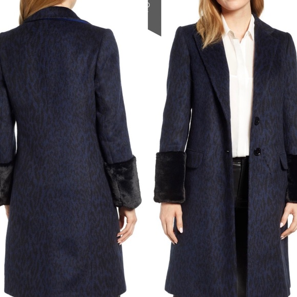 Helene Berman | Jackets & Coats | Nwt 228 Helene Berman Navy Future ...
